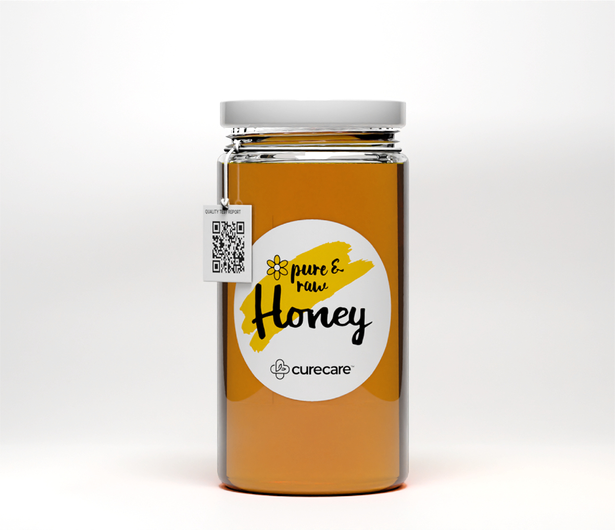 Pure & Raw Honey 300g (OrganicGlass Packing) - Gardenia Herbals